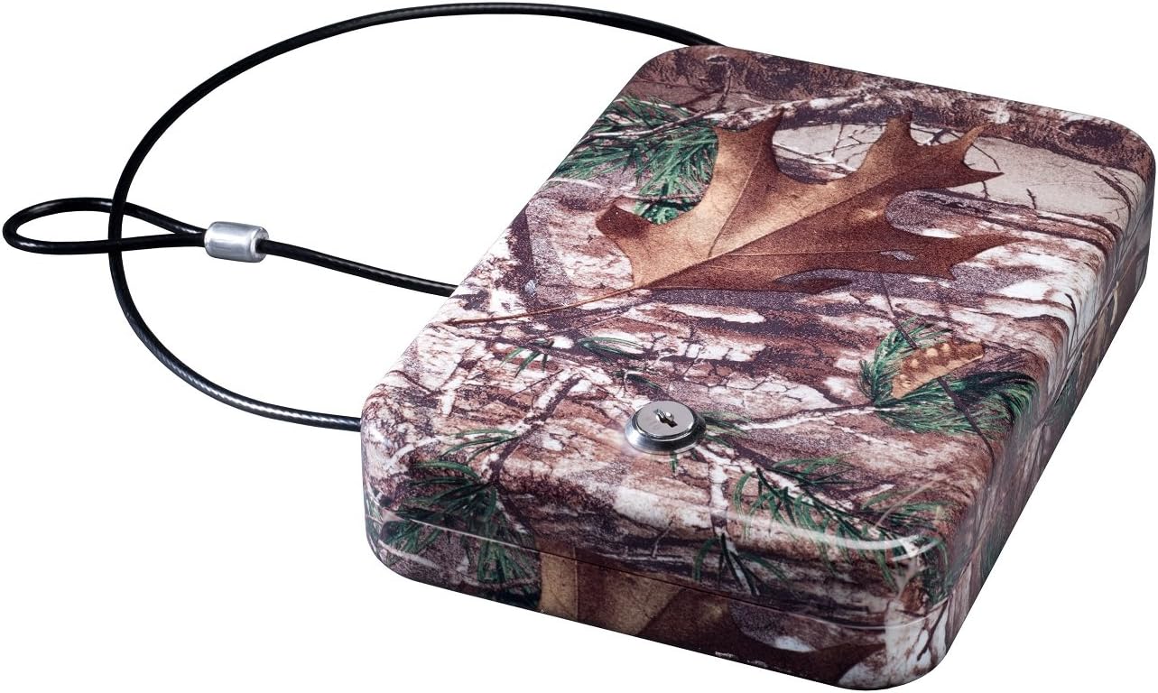 Stack-On Portable Security Lock Box (Realtree Xtra) – HuntVault